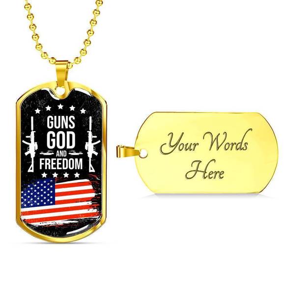 Express Your Love Gifts | Jewelry | Freedom 2nd Amendment Dog Tag ...